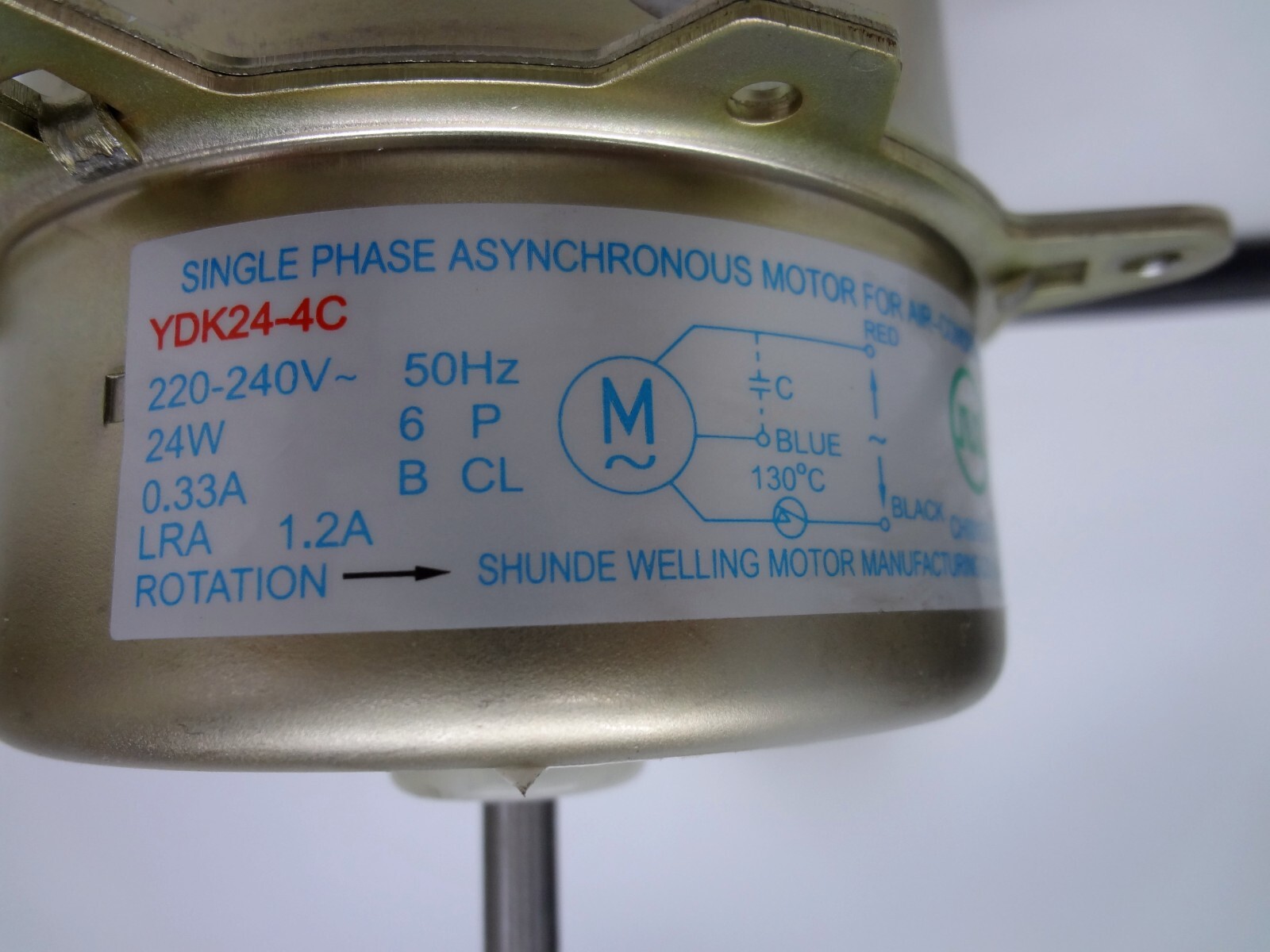 Air Conditioner Spare Parts Fan Motor/Asynchronous Motor YDK24-4C (D624 ...