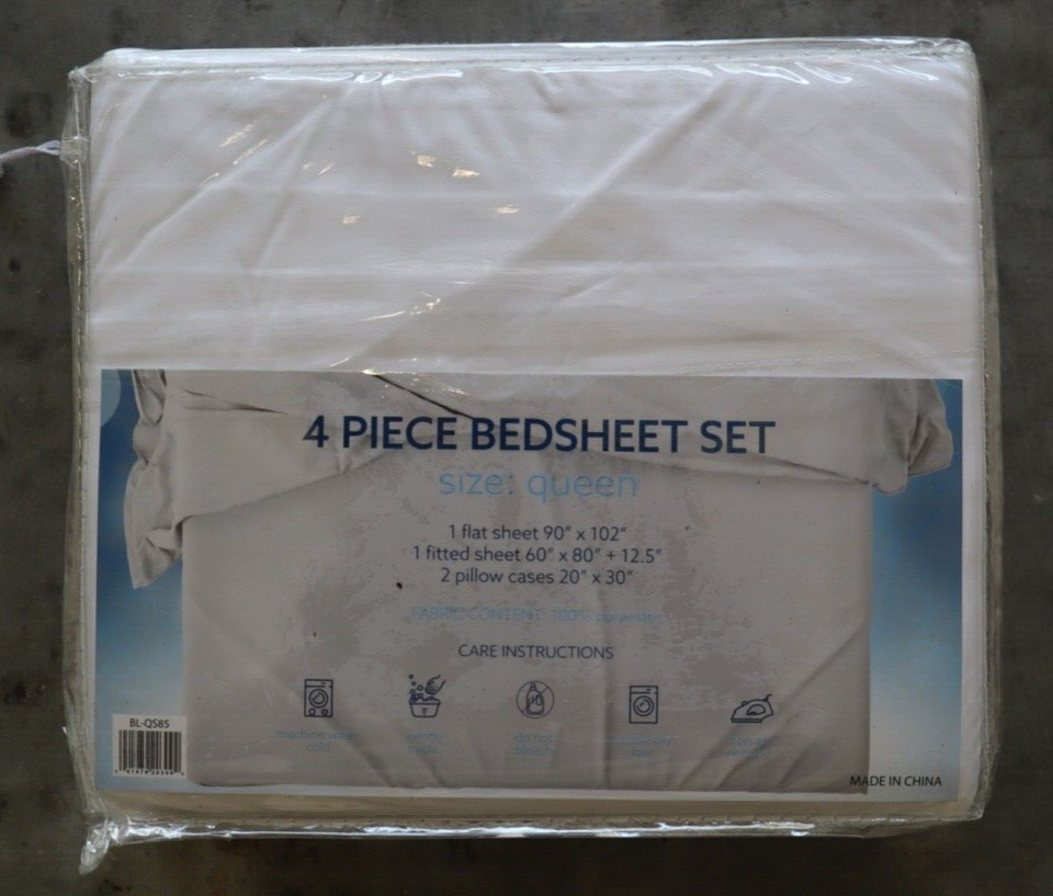 Bliss Bedding 4 Piece Bedsheet Set Queen Size - In New Packing | eBay