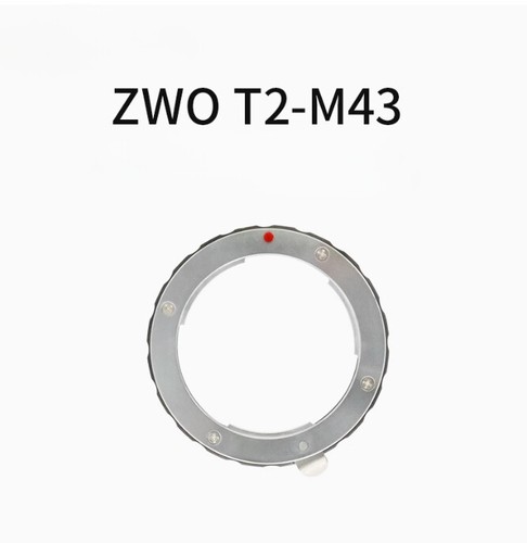 1PCS NEW FOR ZWO Adapter ring fits ASI camera with M43 port lens T2-M43 ...