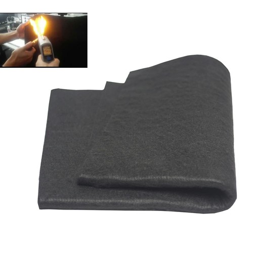 High Temp 18"X24"X1/4'' 6MM Felt Carbon Fiber Welding Blankets Black 18 ...