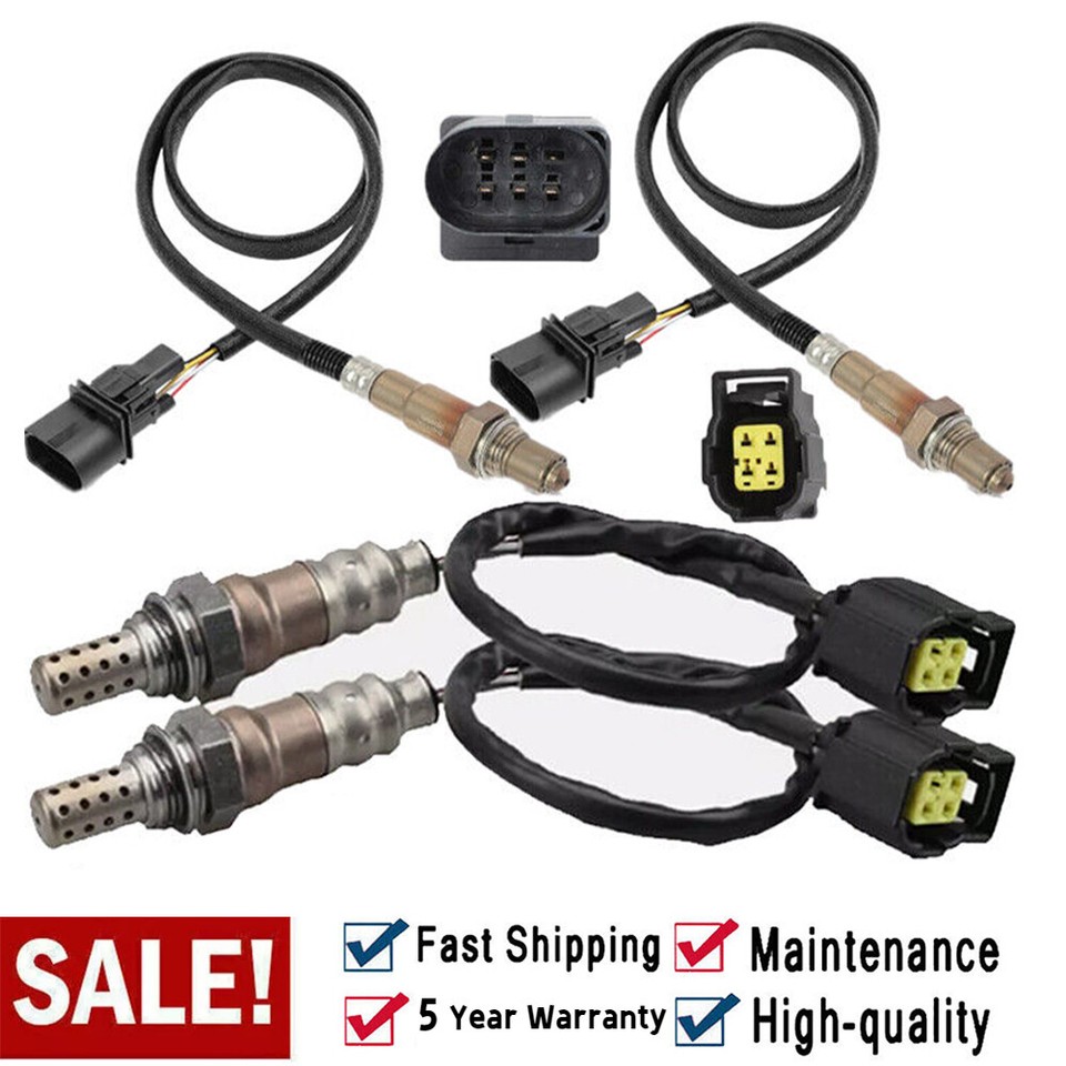 Set(4) Oxygen Sensor Upstream+Down For 2006-2011 Mercedes-Benz E350 ...