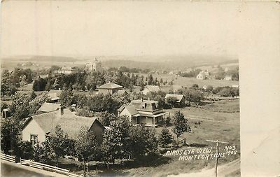 Wisconsin, WI, Montfort, Bird's-Eye View 1908 Real Photo Postcard | eBay