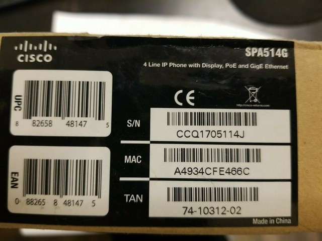 Cisco SPA514G IP Phone for sale online | eBay