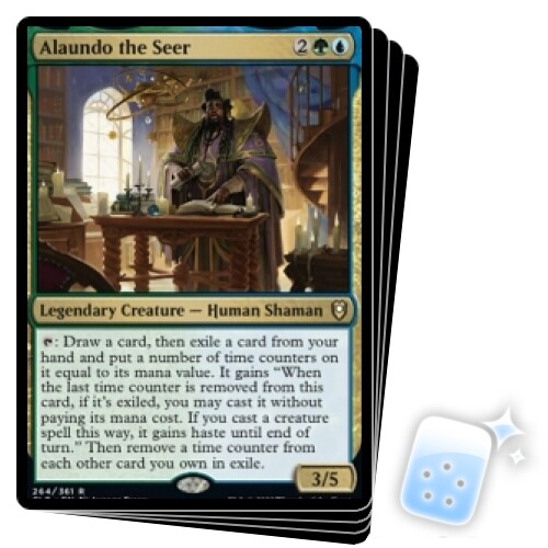 ALAUNDO THE SEER X4 Commander Legends: Battle For Baldur's Gate Magic ...