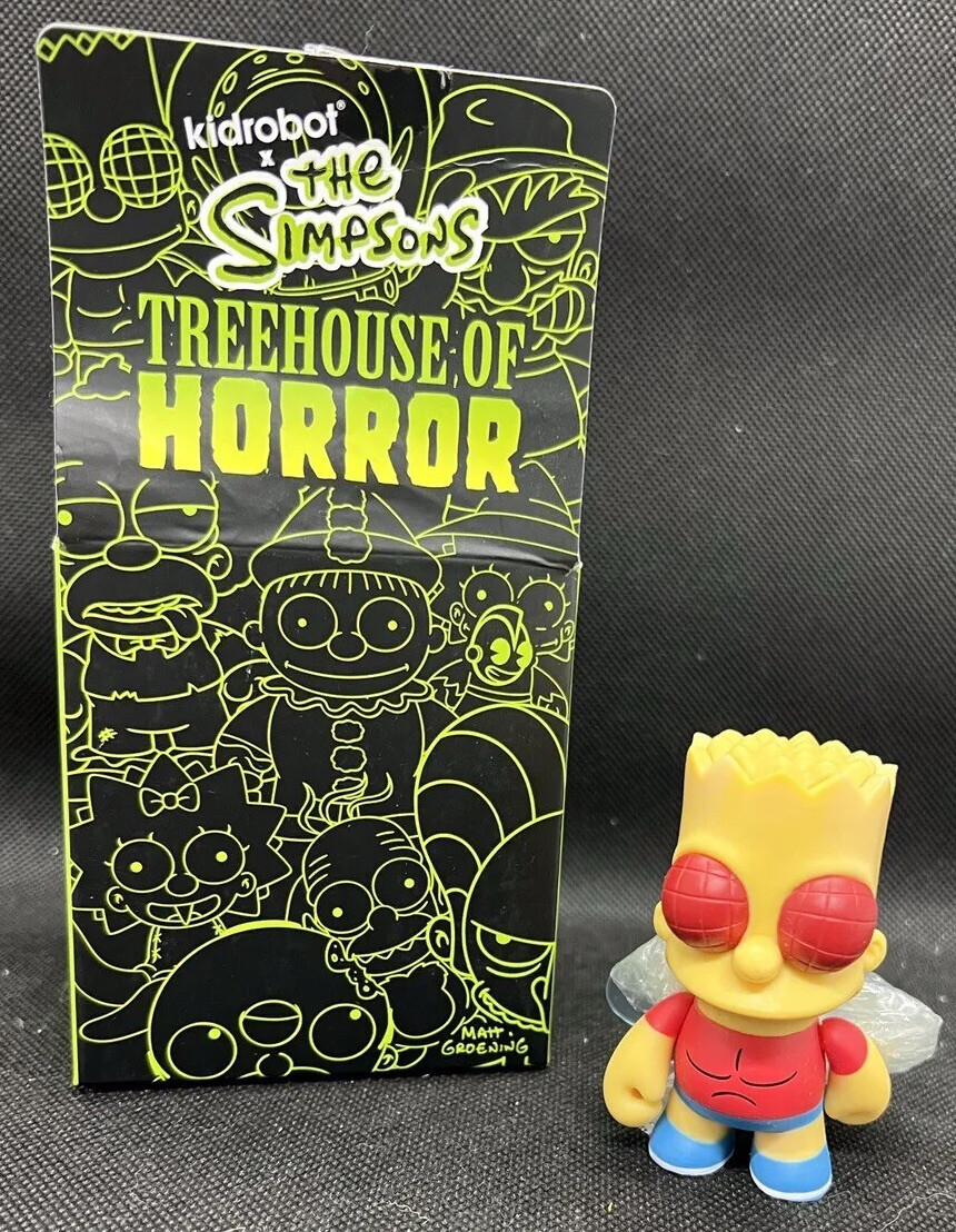 Kidrobot The Simpsons Bart Fly Mini Vinyl Figure Treehouse of Horror | eBay
