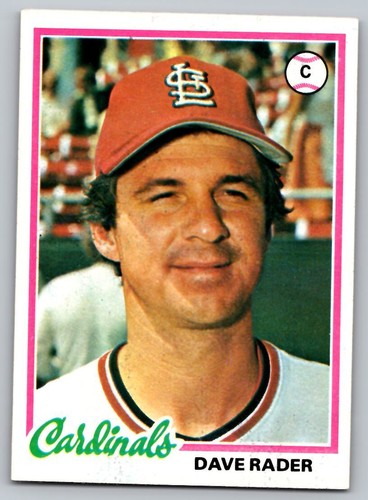 1978 Topps #563 Dave Rader St. Louis Cardinals | eBay
