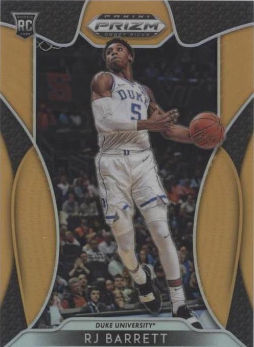2019-20 Panini Prizm Draft Picks - RJ Barrett #3 Neon Orange Prizm /149 ...