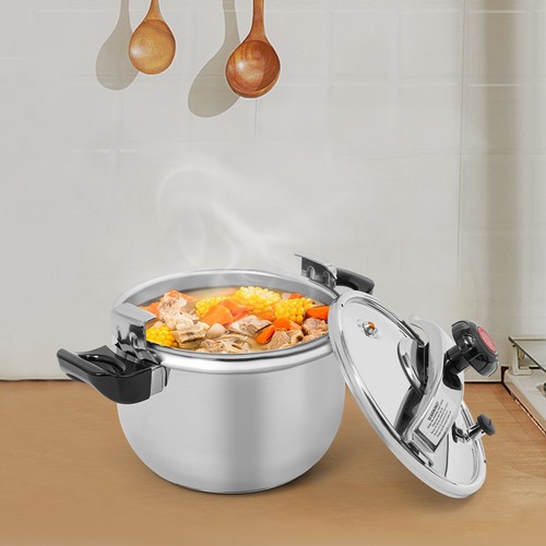 Stainless Steel Pressure Cooker Silver Pressure Cooker 9L Pressure ...