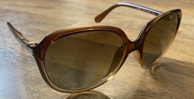 Dolce & Gabbana D&G8086 Brown Gradient Oval Sunglasses Italy FRAMES ...