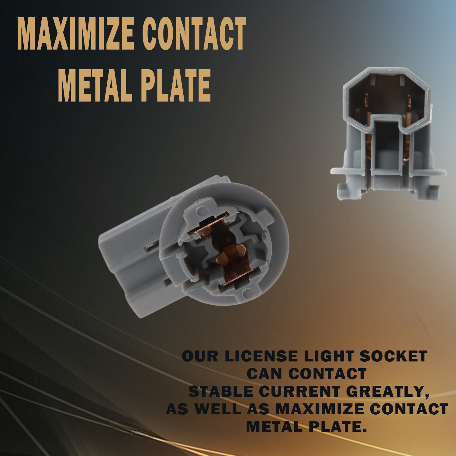 Rear License Plate Lamp Holder Socket for Toyota 2000-21 Corolla Camry ...