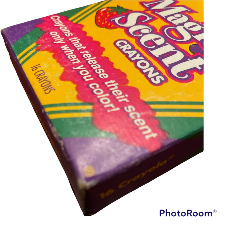 VTG 1994 Crayola Magic Scent Crayons 16 Count Box Brand New Binney ...