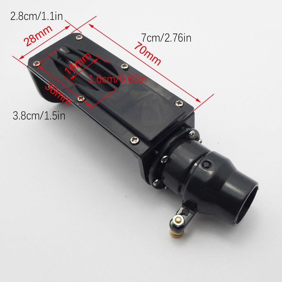 White/Black Spray Water Servo Jet Boat Thruster Propeller Pusher For RC ...