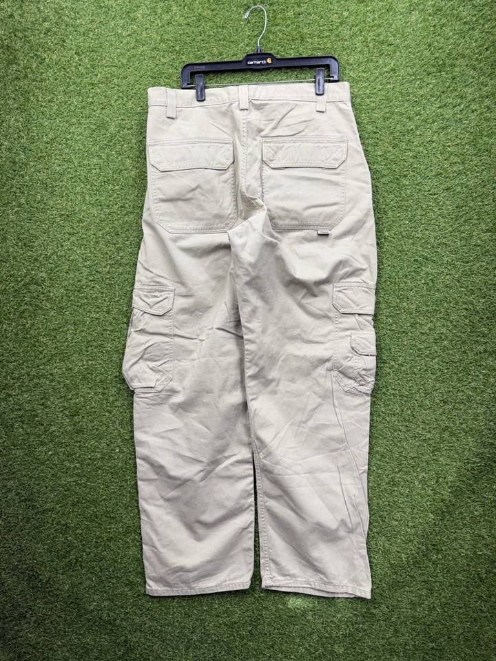 Vintage Levis Cargo Pants Mens 36x34 Silvertab Baggy Skater Khaki ...