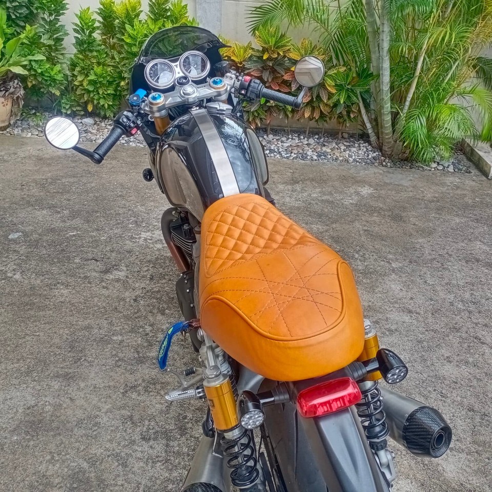 TRIUMPH Thruxton (R) SEAT(Real Leather) for THRUXTON 1200 RS (2017 to ...