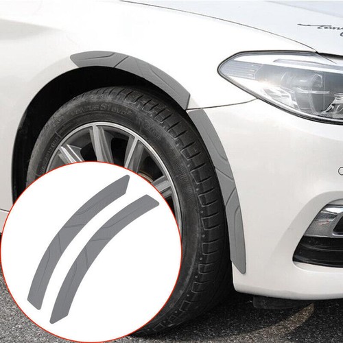 Universal Black Car Wheel Eyebrow Lip Arch Fender Guard Protector ...