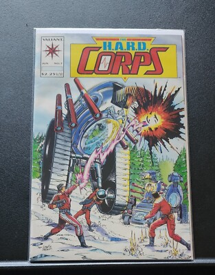 Valiant Comics HARD Corps #7 June 1993 Mike Leeke Art | eBay
