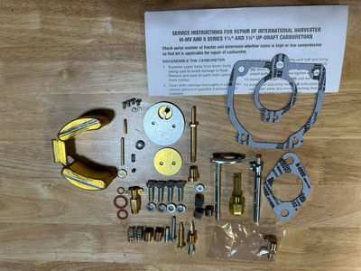 Farmall Super M MTA MV carburetor kit 356948R91 & 357231R92 with float ...