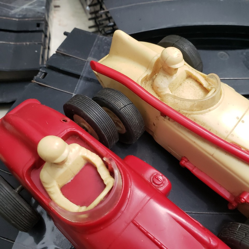 VINTAGE MARX ELECTRIC SPEEDWAY INDIANAPOLIS SPECIAL NO. 22855 SLOT CARS ...