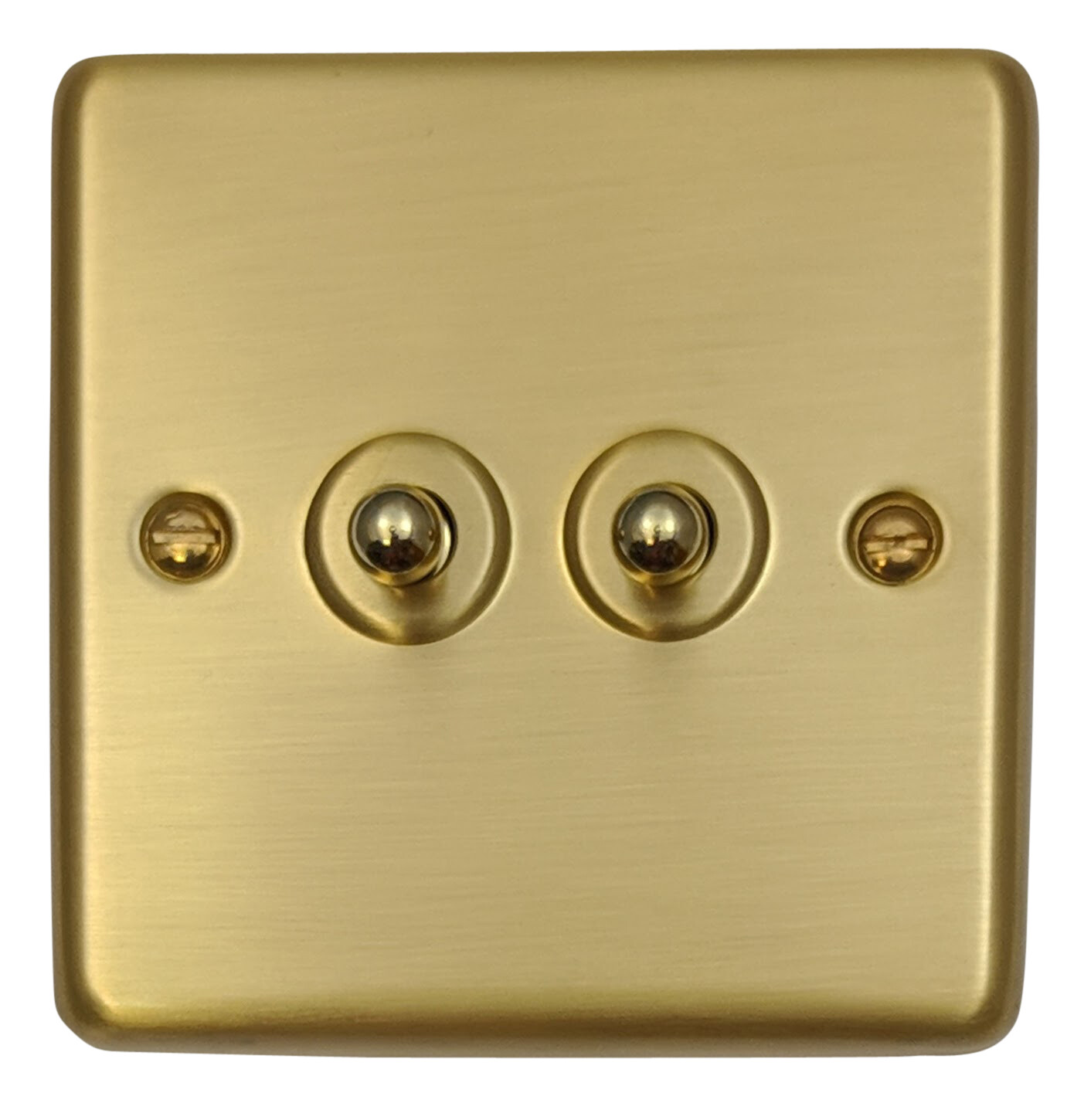 Brushed Satin Brass CSB3 Light Switches, Plug Sockets, Dimmers, Cooker ...