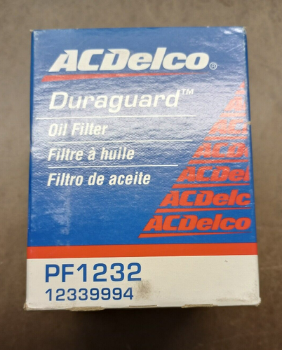 Genuine AC Delco PF1232 GM 12339994 Oil Filter * | eBay