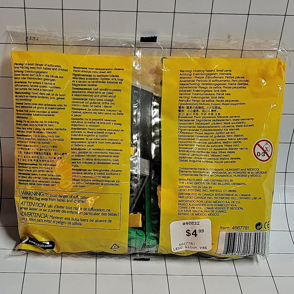 LEGO 40020 Polybag Halloween Set - Witch Head Box | eBay