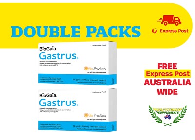 Bio-Practica BioGaia Gastrus Chewable 30 tabs x2 PACKS *FREE EXPRESS ...