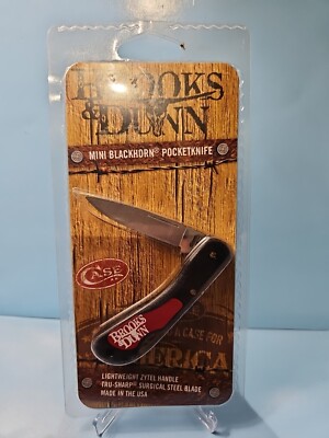 2008 CASE XX 059L SS Ltd Ed BROOKS & DUNN Mini-Blackhorn Knife Zytel ...