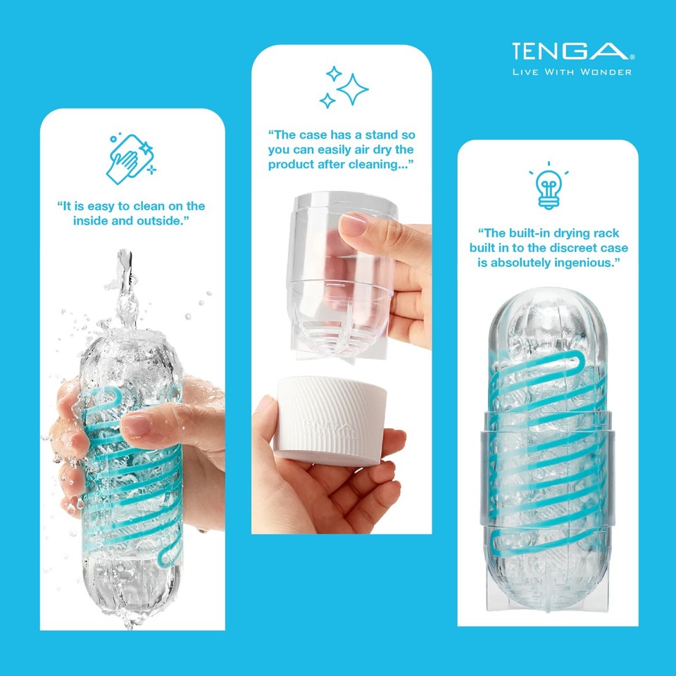 TENGA SPINNER Reusable Spiral-Motion Male Masturbator/Stroker NIB NWT ...