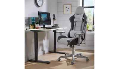 X Rocker Alpha Fabric Ergonomic Office Gaming Chair - Grey Missing ...