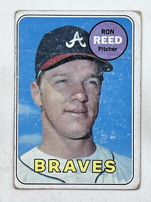 Ron Reed 1969 Topps #177 Sports MLB Atlanta Braves Vintage Trading Card ...
