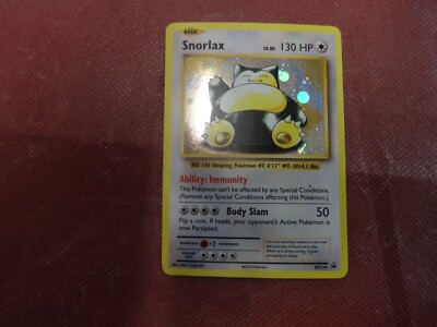Pokémon TCG - Snorlax XY179 - XY Promo Black Star Promos - Ultra Rare ...