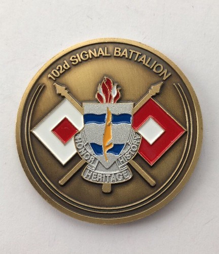 102d Signal Battalion Commander's Coin for Excellence B10 | eBay