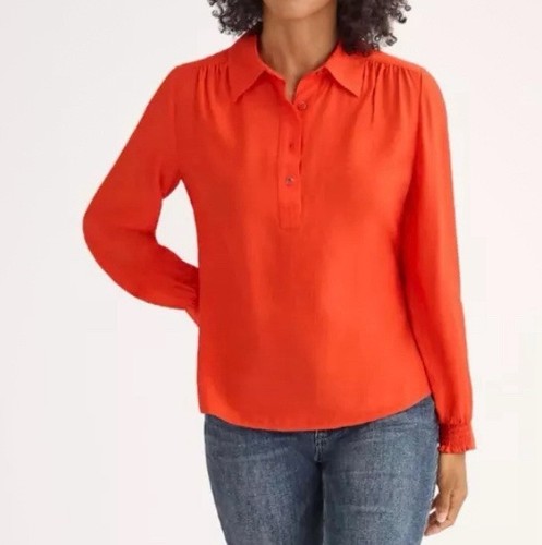 Cabi Posh Blouse 4791 Size LARGE Orange for sale online | eBay
