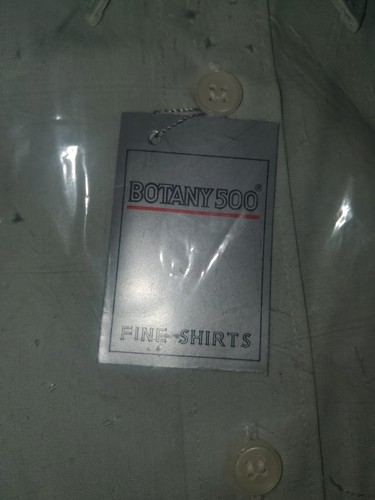 Botany 500 Men's Button Down Dress Shirt Size 16 1/2 NOS Long Sleeve ...