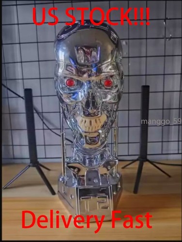 Terminator T800 Bust Statue T2 Head Sculpture Resin Model Statue 1/1 ...