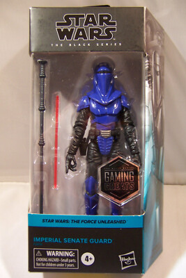 STAR WARS THE FORCE UNLEASHED BLACK SERIES SENATE GUARD 6IN DELUXE ...