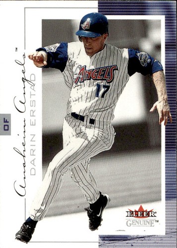 2001 Fleer Genuine Darin Erstad 68 Anaheim Angels | eBay