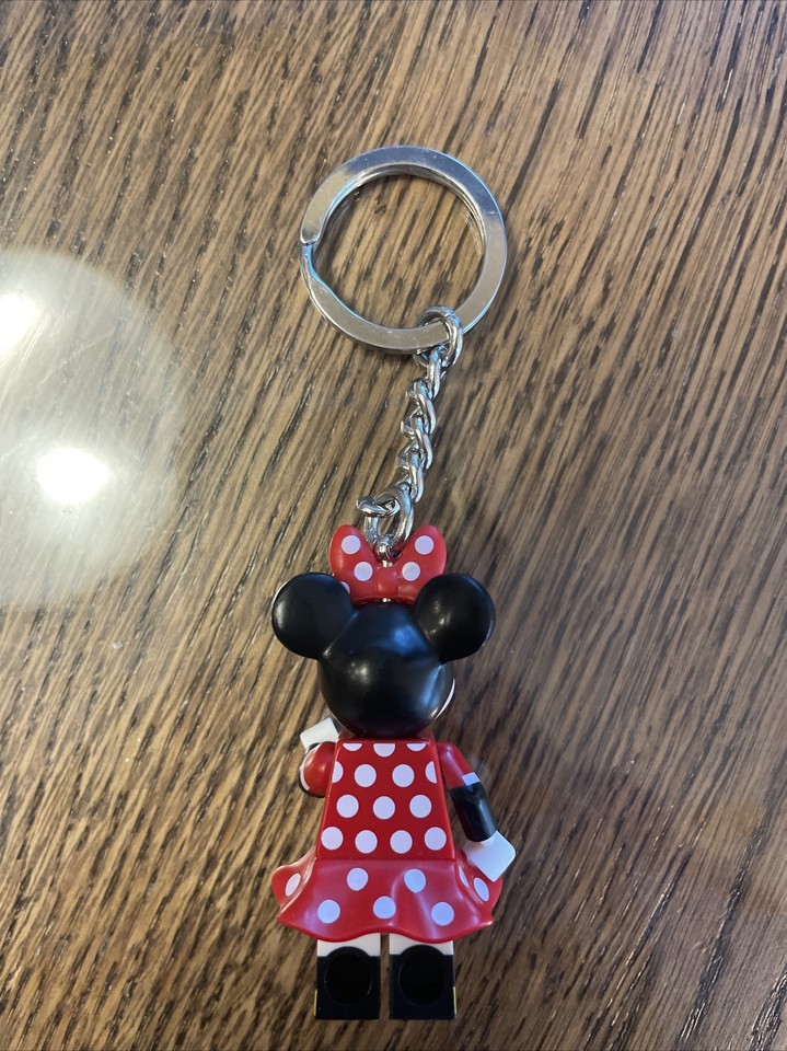 LEGO DISNEY Minnie Mouse Minifigure KEYCHAIN #853999 Key Ring | eBay