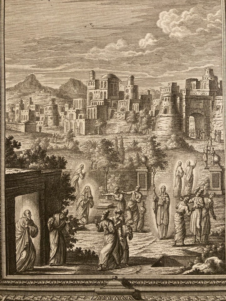 1731 Orig Old Master Bible Engraving Print Fine Art PHYSICA SACRA ...