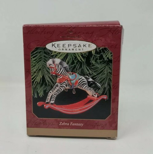 Hallmark Keepsake 1999 Zebra Fantasy Rocking Toy | eBay Australia
