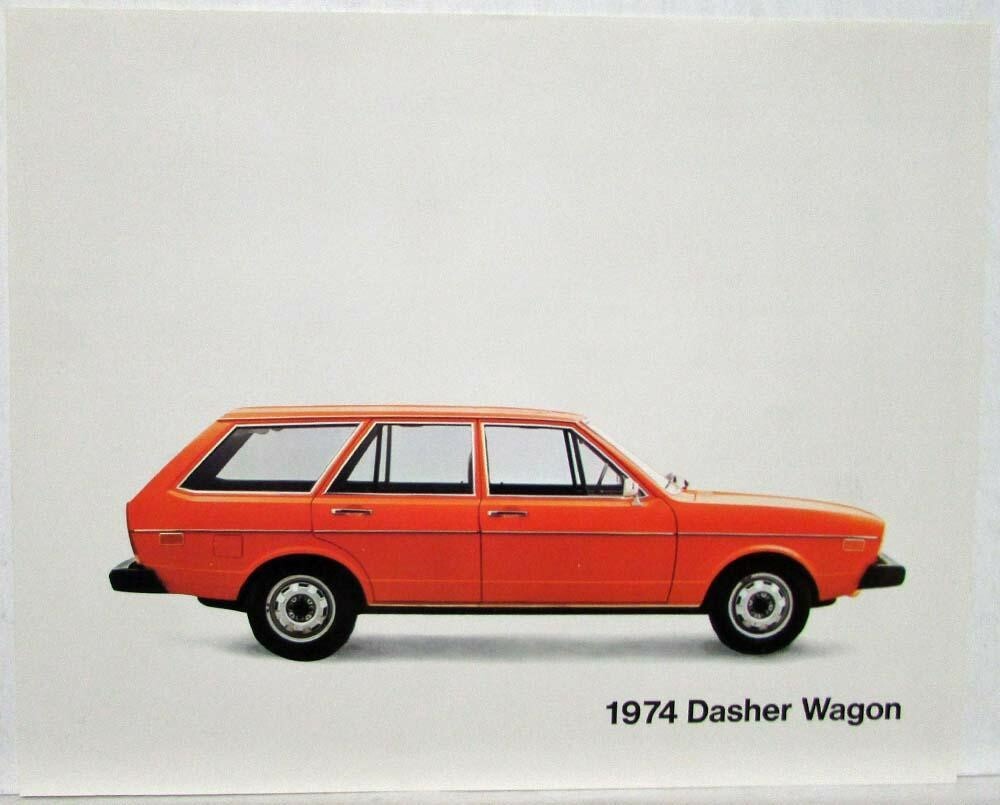 1974 VW Dasher Wagon Spec Sheet | eBay