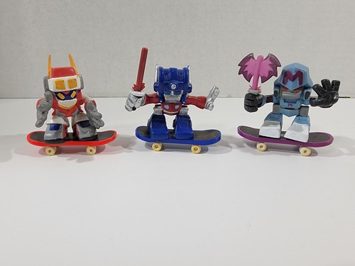 Tech Deck Dudes Lot Mort Minga Magnus Transformers KO Optimus Prime ...
