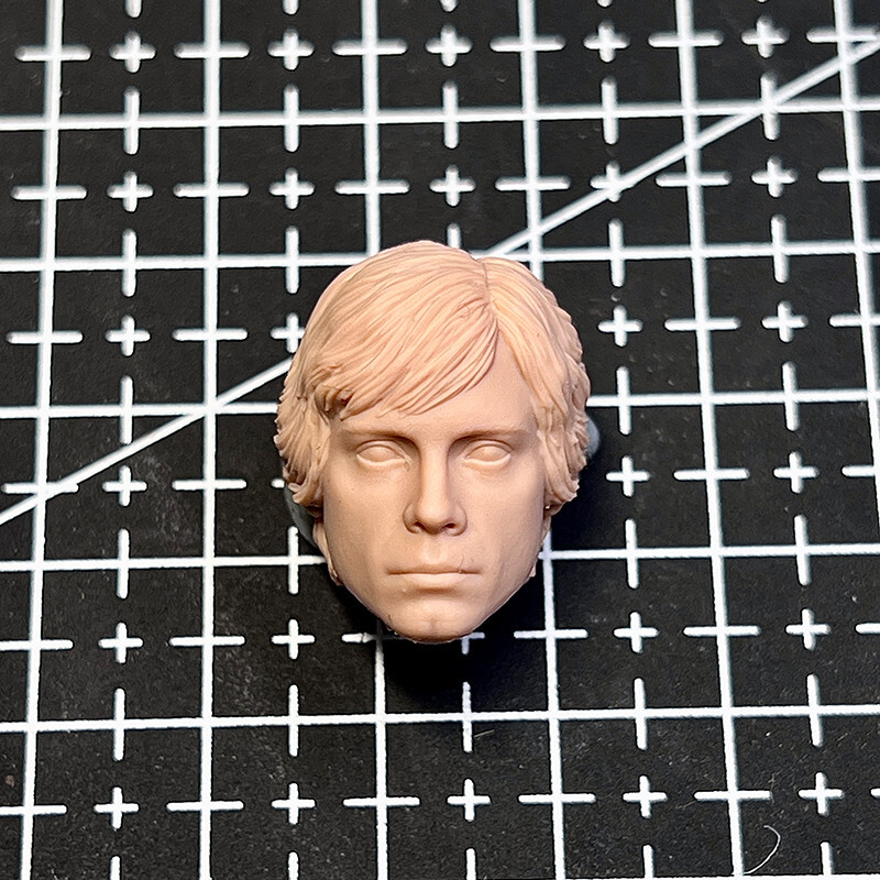 1/12 Scale The Jedi Knight Luke Skywalker Head Sculpt Unpainted Fit 6 ...