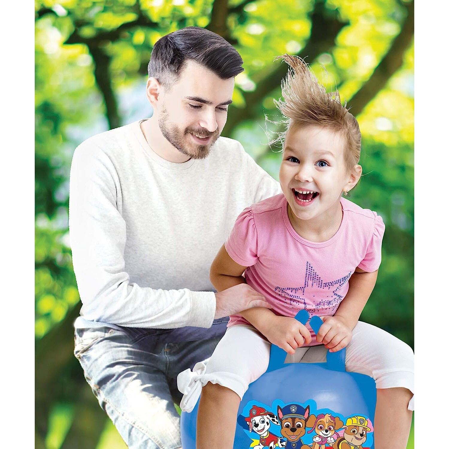 Lexibook Paw Patrol Inflatable Hopper Ball 45cm With Manual Pump Blue ...