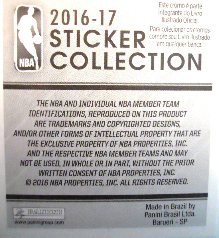 2016-17 Panini Stickers BRAZIL PORTUGUESE Edition UNSTUCK - You Pick ...