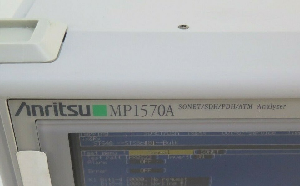 Anritsu+MP1570A+Sonet+SDH+Pdh+ATM+Analyzer+Mu150010a+and+Mp0113a for ...