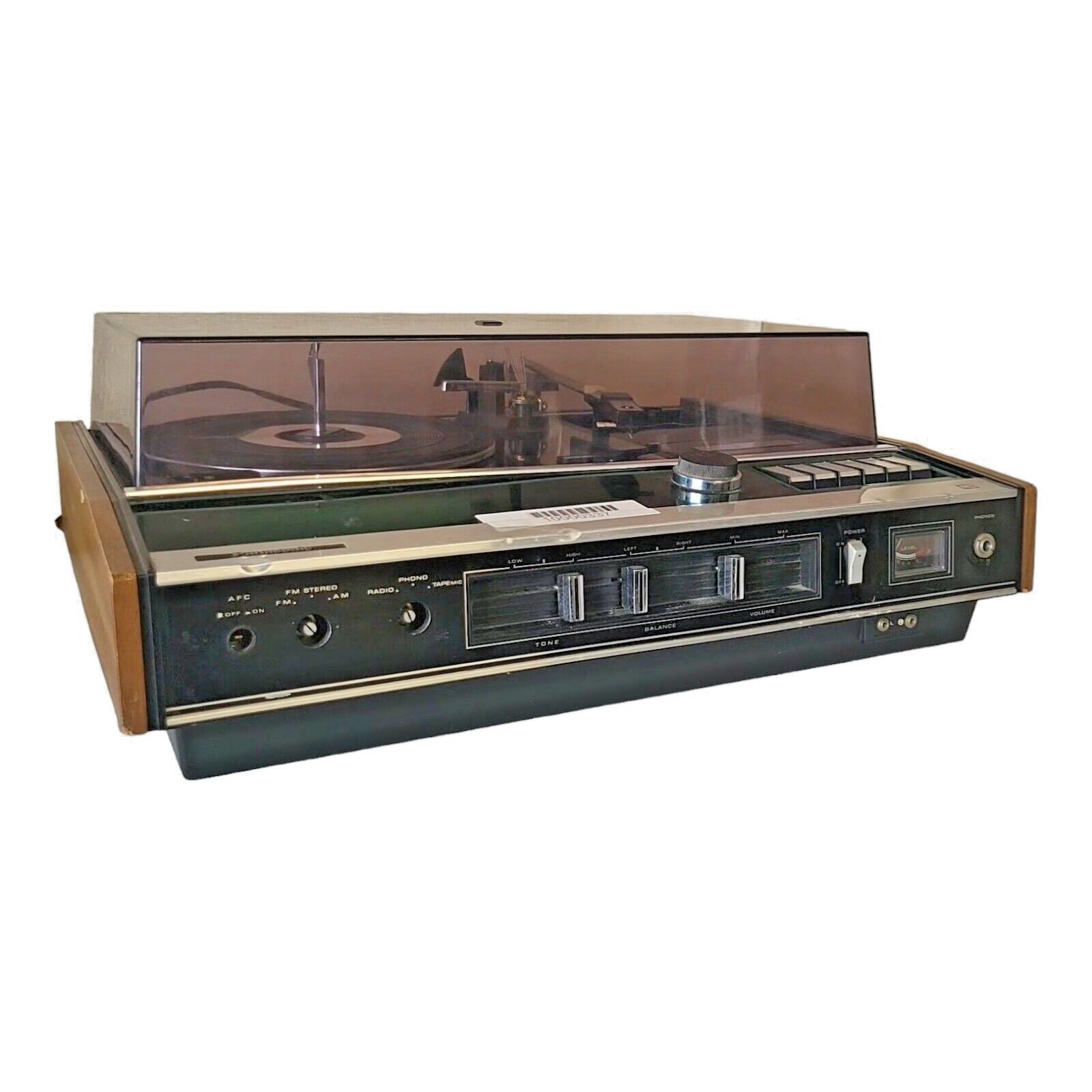 Panasonic SE-1050 AMFM Stereo Cassette Player Music Center Turntable ...