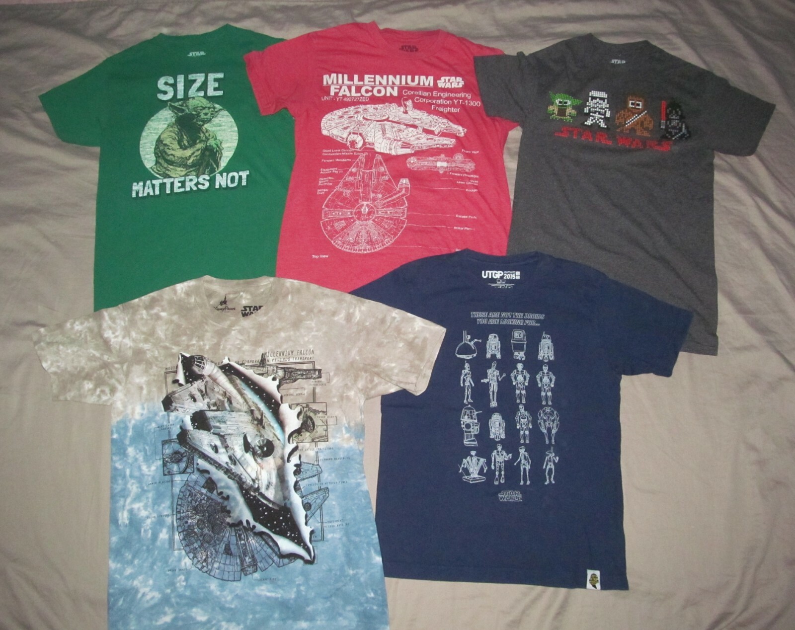 Star Wars Millennium Falcon Yoda Droids 8 Bit Lot 5 p… - Gem