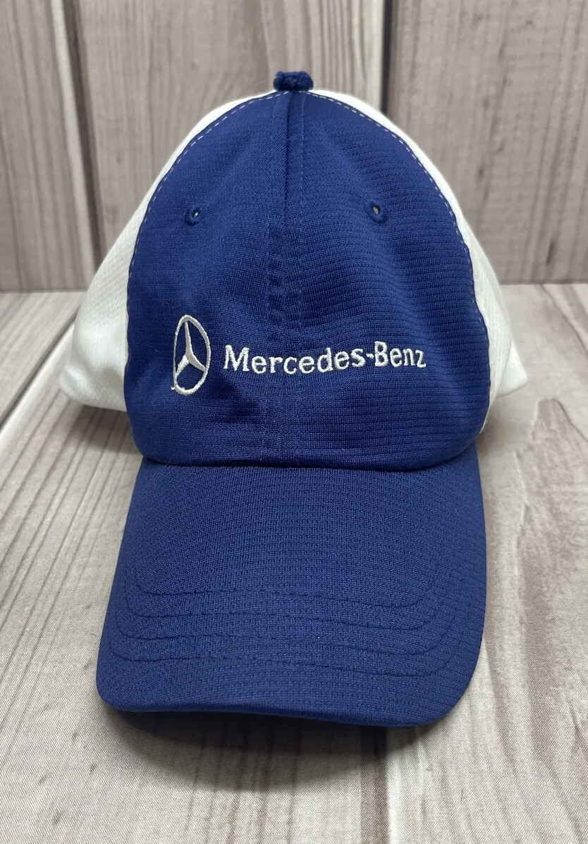 Mercedes Benz Hat Cap Ball Cap Blue & White - Gem