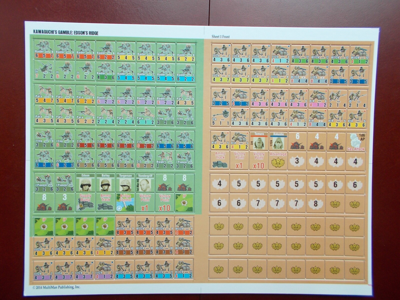Kawaguchi's Gamble: Edson's Ridge MMP Games WW2 Guadalcanal 2015 War ...